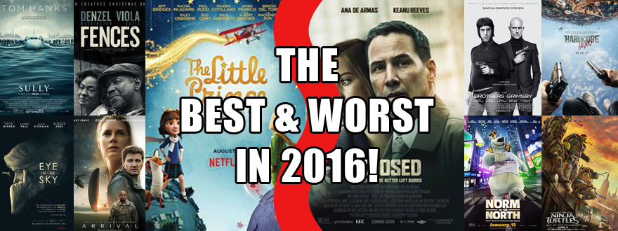 The Best & Worst Movies in 2016! | Movie-Blogger.com